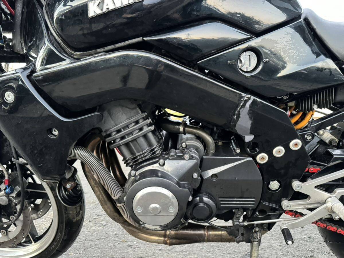 Yahoo!オークション - カワサキ ザンザス400 ZR400D カスタム 書付 レ...