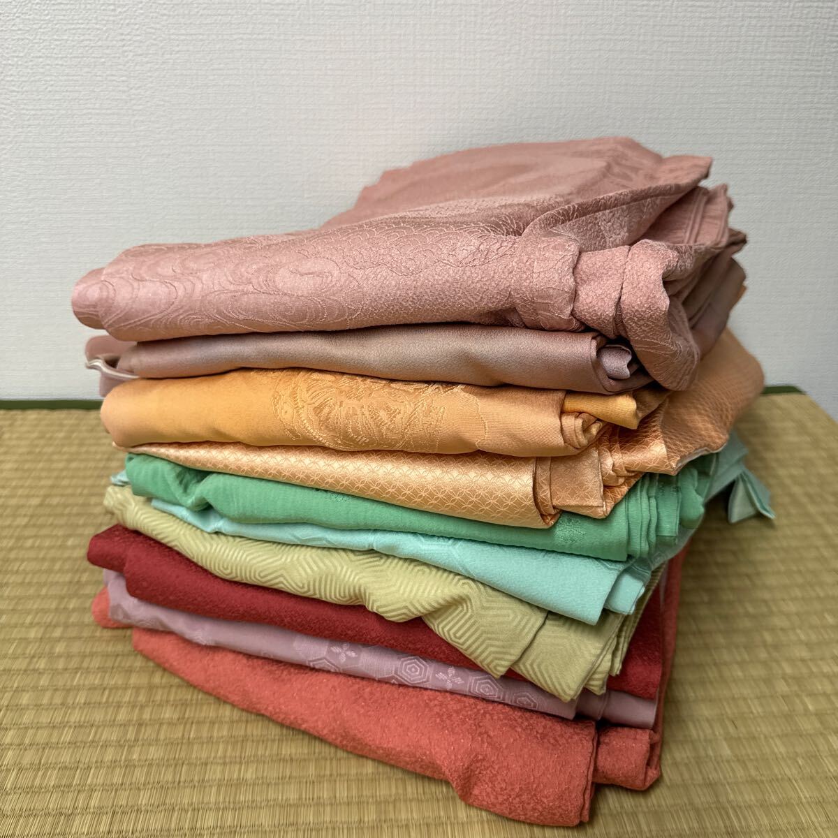 Yahoo!オークション - 色無地 着物 まとめて 10品 A1288