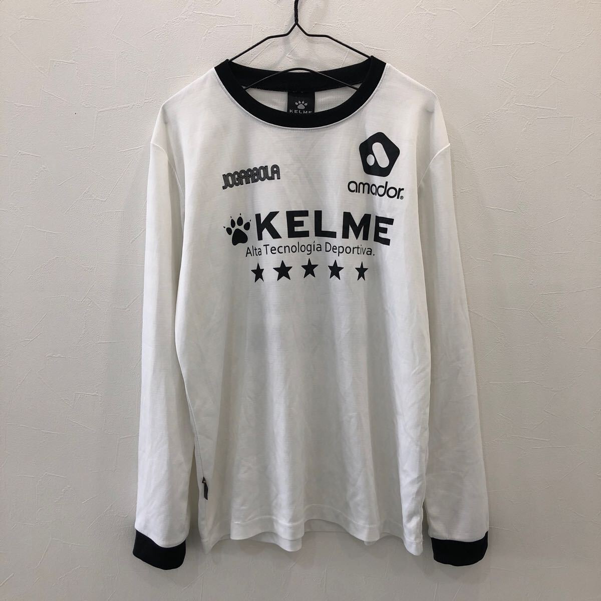 Yahoo!オークション - EI995 KELME 長袖スポーツウェアTシャツ サッカ...