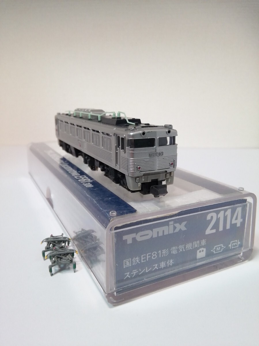 Yahoo!オークション - TOMIX 国鉄 EF81-302 2114 ステンレス車体 ...