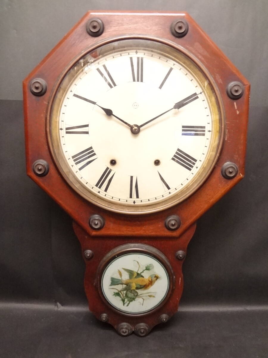 Yahoo!オークション - アンティーク 掛時計 アメリカ製 Seth Thomas セ...