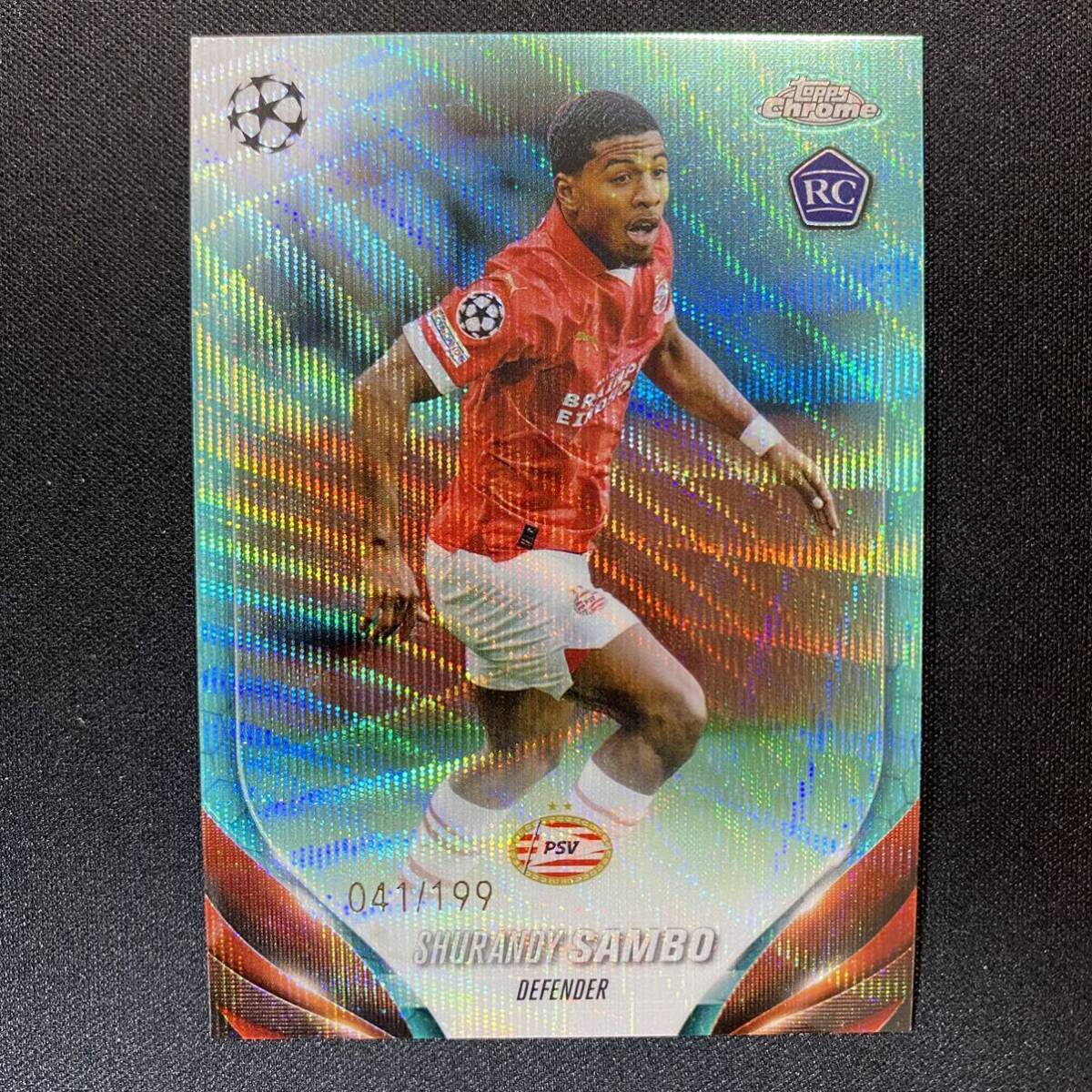 Yahoo!オークション - 2023-24 Topps Chrome UEFA Shurandy Sambo PSV ...