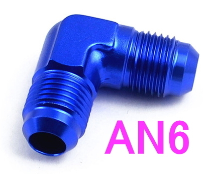 Yahoo!オークション - フィッティング アダプター新品AN6-90°#6オス ...