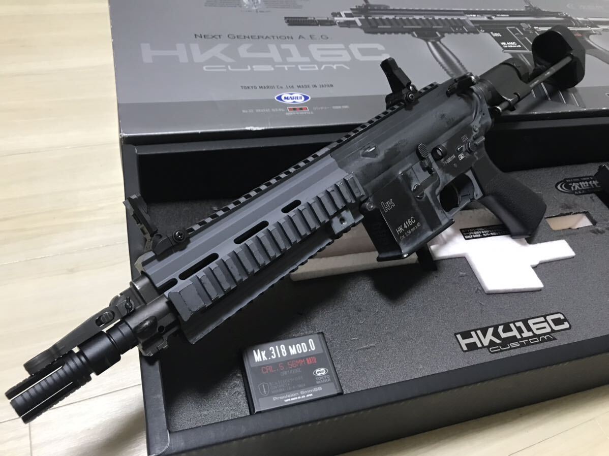 Yahoo!オークション - 東京マルイ HK416C 次世代電動ガン