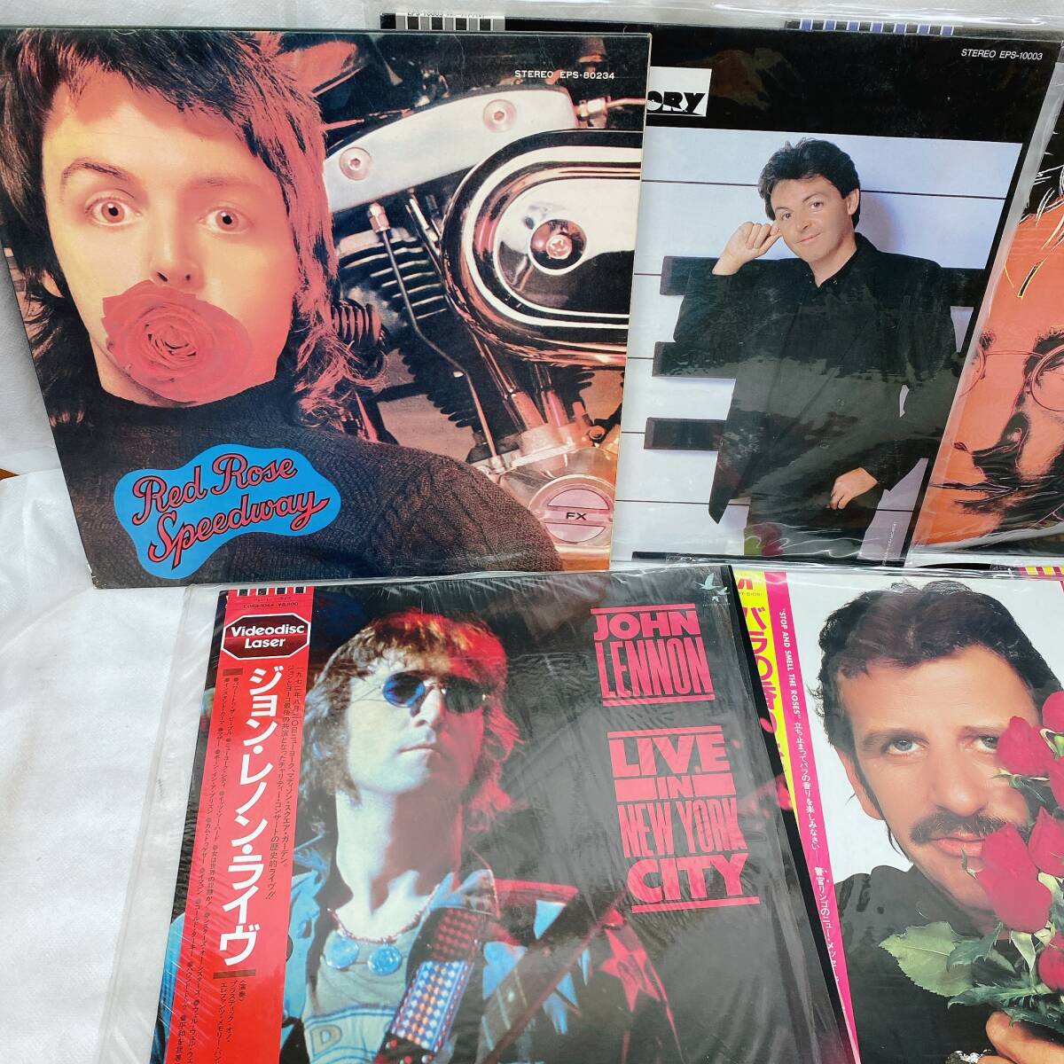 Yahoo!オークション - 【04】まとめて LP LD 音楽 中古 ジョンレノン ...