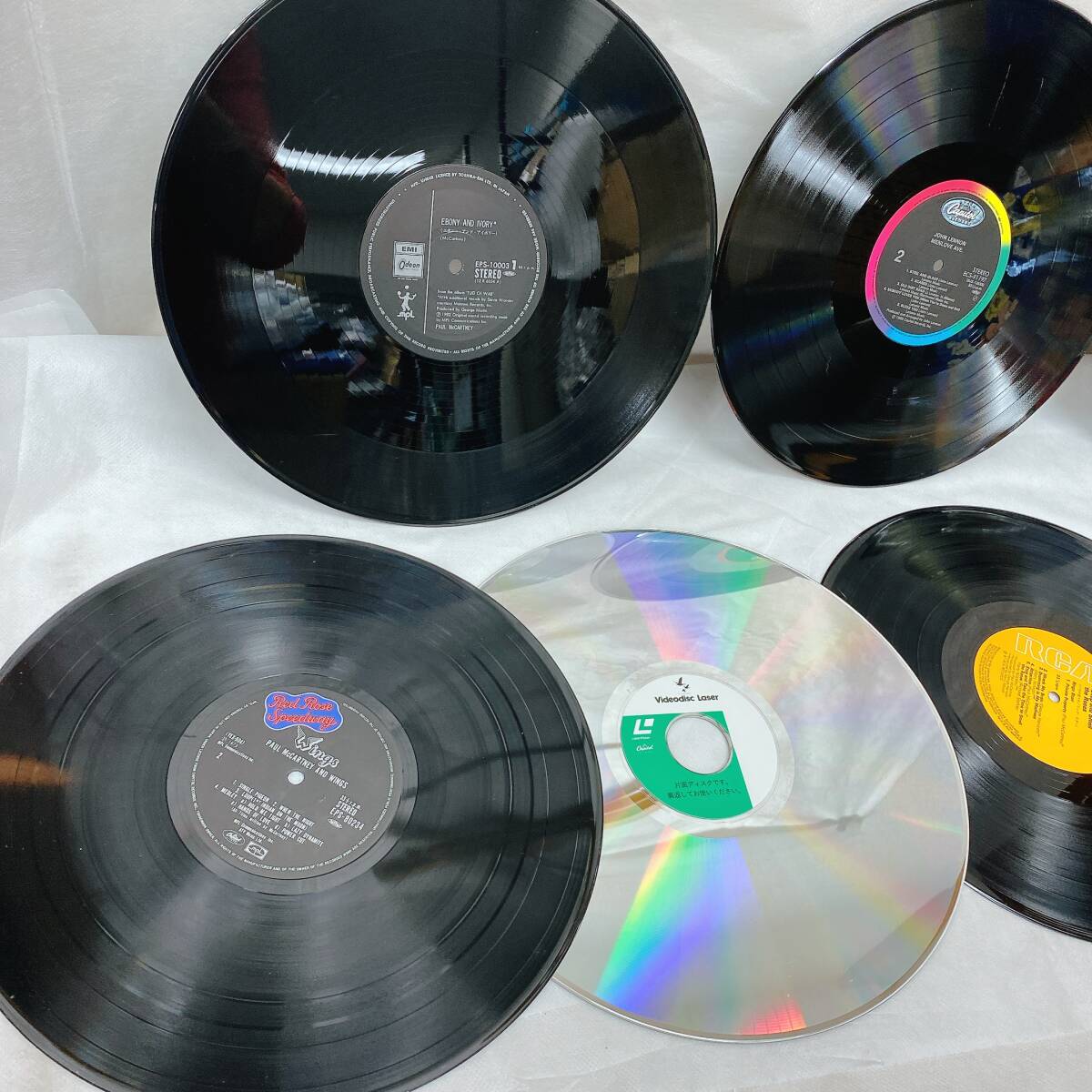 Yahoo!オークション - 【04】まとめて LP LD 音楽 中古 ジョンレノン ...