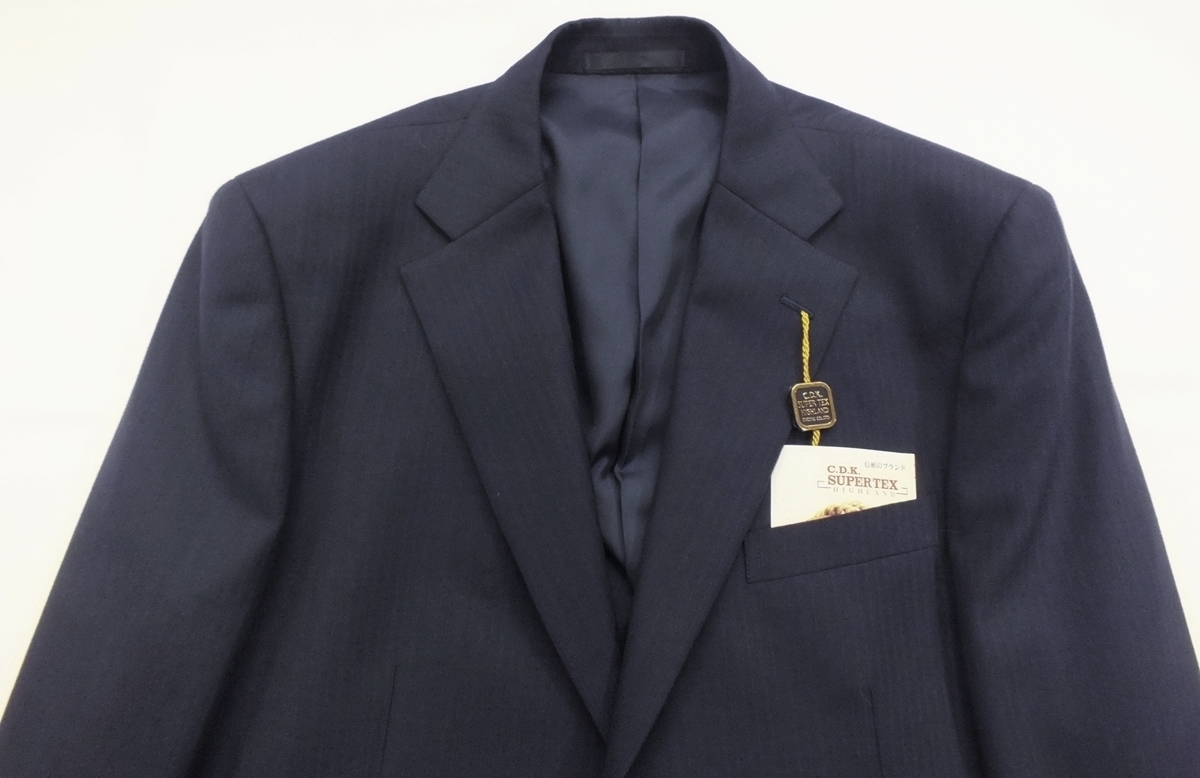 Yahoo!オークション - 851004・秋冬長大【スーパーテックス】2釦スーツ...