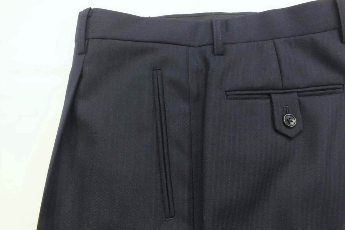 Yahoo!オークション - 851004・秋冬長大【スーパーテックス】2釦スーツ...