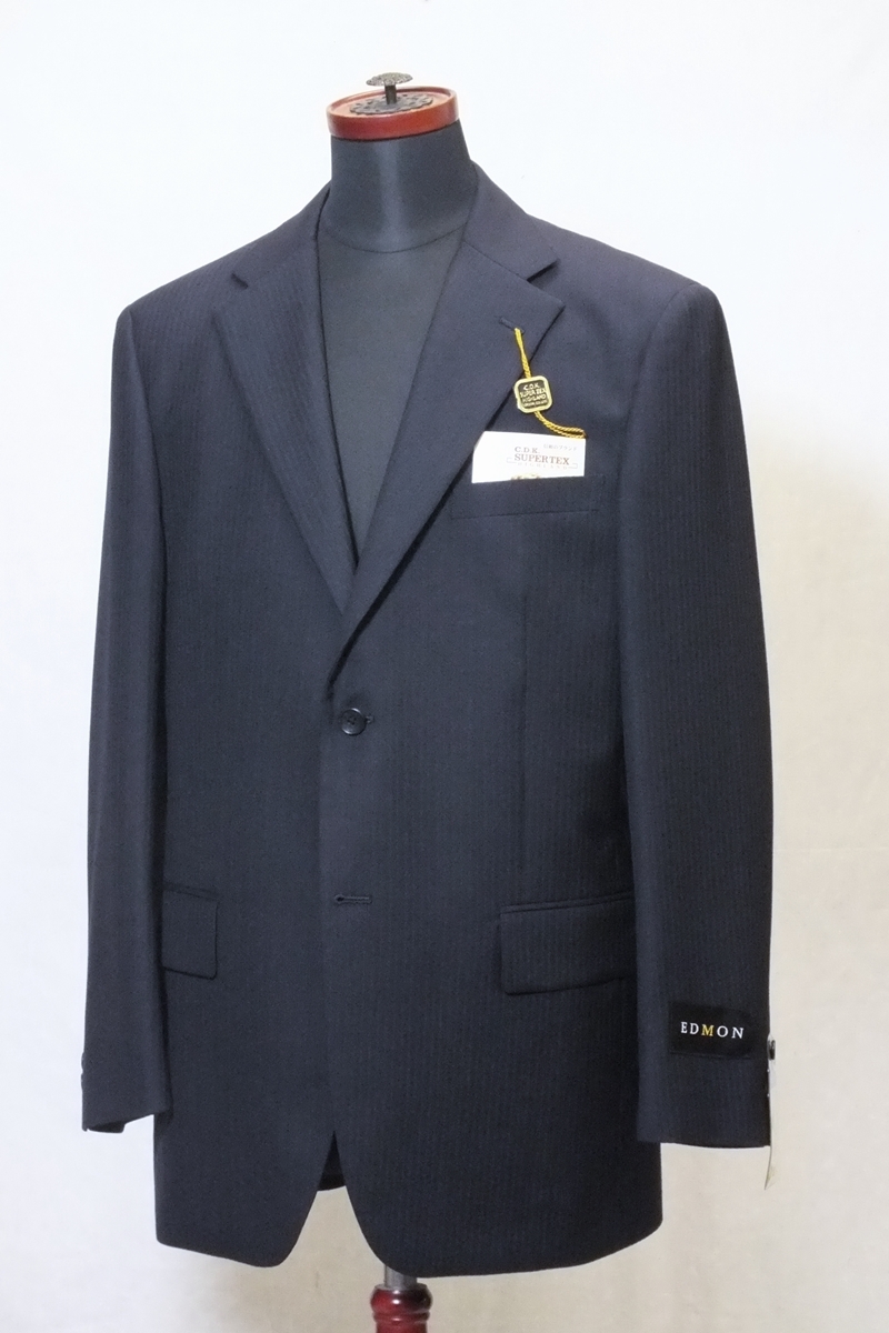 Yahoo!オークション - 851004・秋冬長大【スーパーテックス】2釦スーツ...