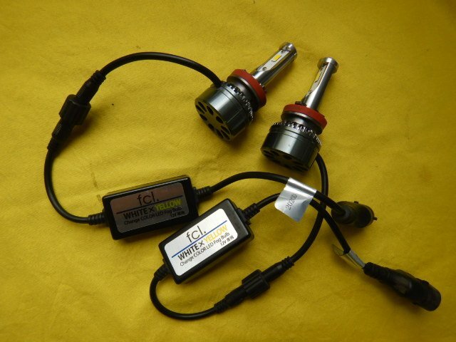 Yahoo!オークション - fcl. 2色切替LEDバルブ HB4/H8/H11/H16 送料無...