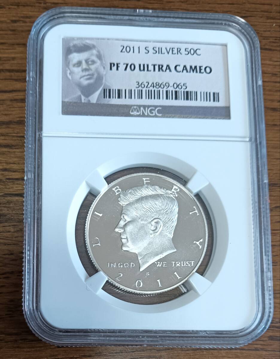 Yahoo!オークション - アメリカ ケネディー50C シルバーコイン 2011 S ...