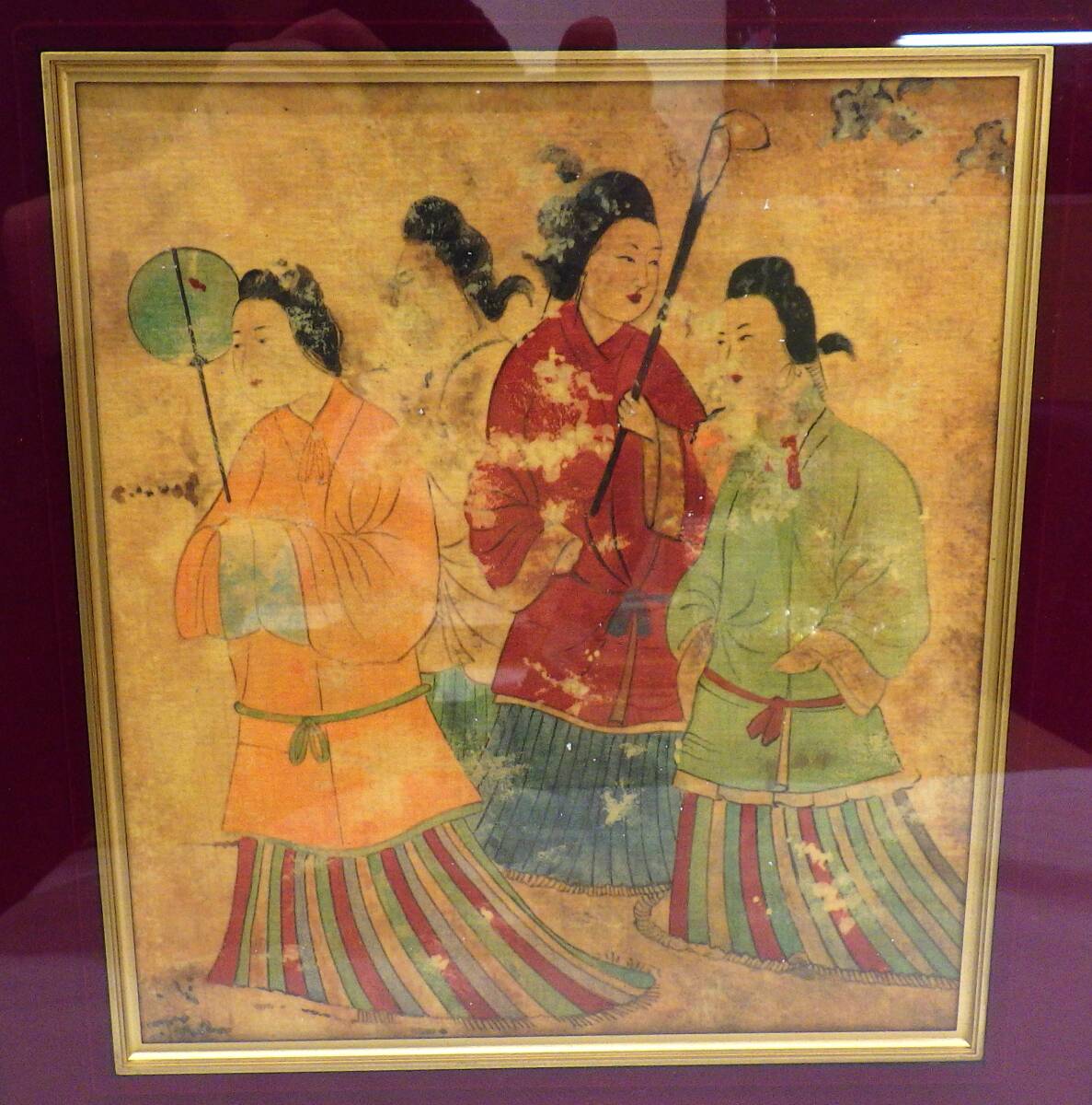 Yahoo!オークション - 【#12930】 1円スタート 色紙絵 高松塚古墳壁画 ...