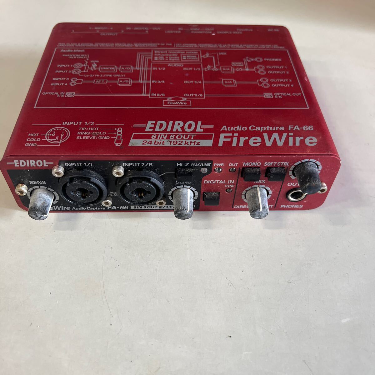 Yahoo!オークション - EDIROL エディロール FA-66 FireWire オーディオ...
