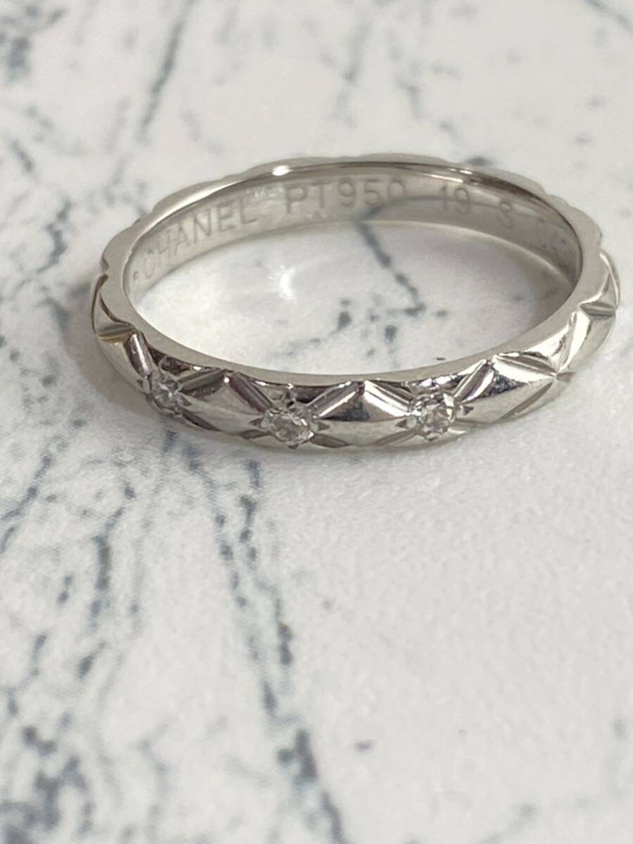 j1054k CHANEL シャネル マトラッセ 3P ダイヤモンド プラチナ pt950 リング 指輪(指輪)｜売買されたオークション情報、yahooの商品情報をアーカイブ公開 ...