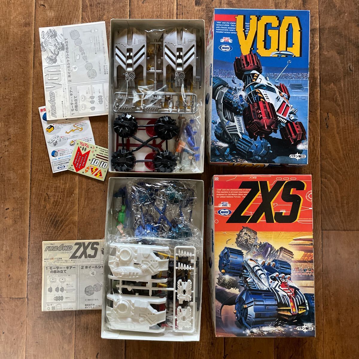 Yahoo!オークション - 4WD ミニ四駆 プラモデル5箱 ①アリイエアロショ...