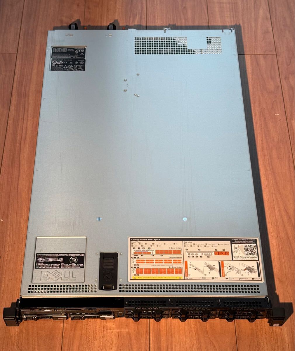 Yahoo!オークション - 良品 DELL 1Uサーバー R630 XEON E5 2630 V4 メ...