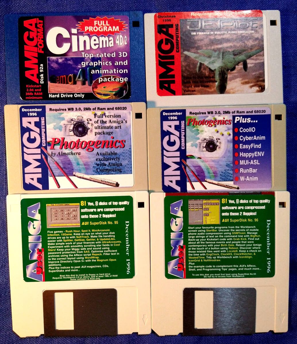 Yahoo!オークション - AMIGA COMPUTING AMIGA FORMAT 付属FD