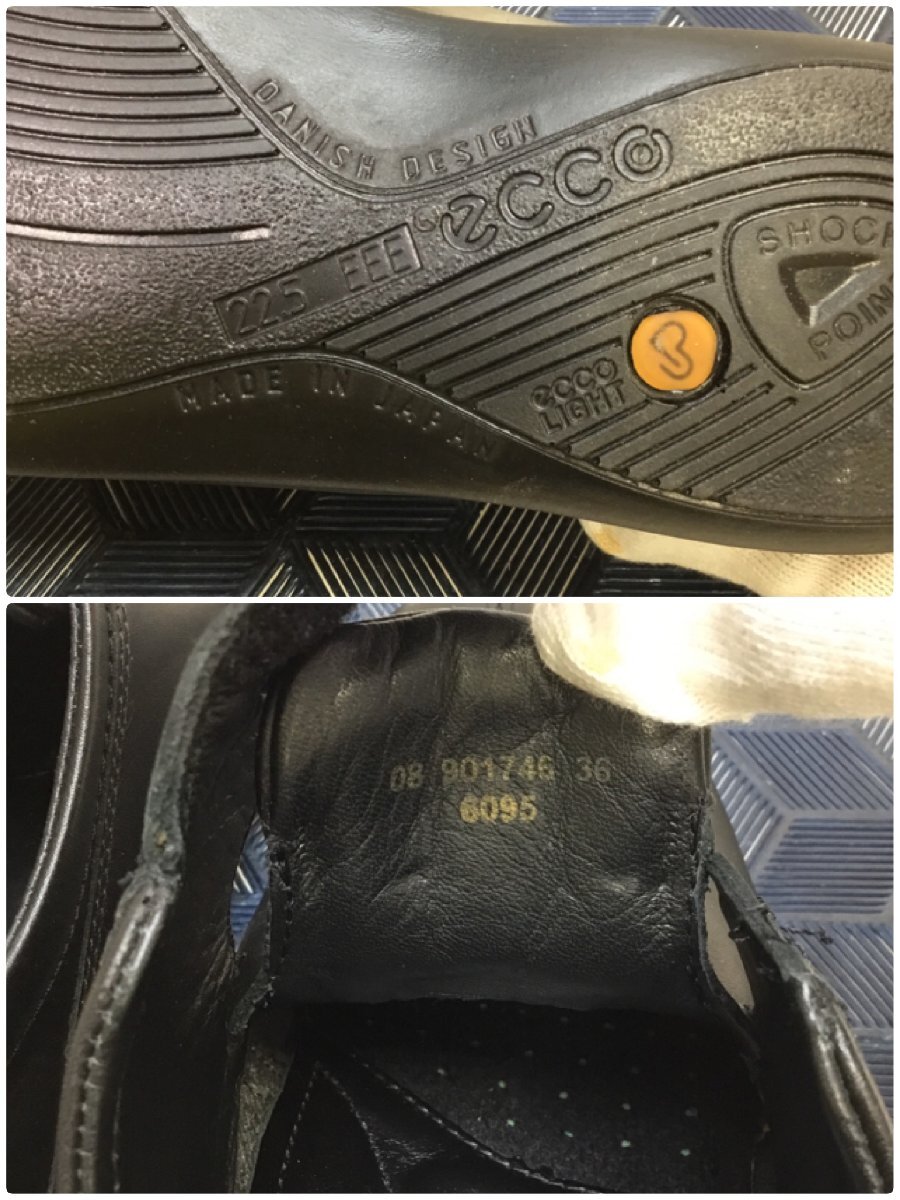 ほぼ /保管品/CH エコー ECCO 本革製 ウォーキングシューズ サイズ22.5㎝EEE 黒 ブラック IM0912/0005(ウォーキングシューズ)｜売買されたオークション情報 ...