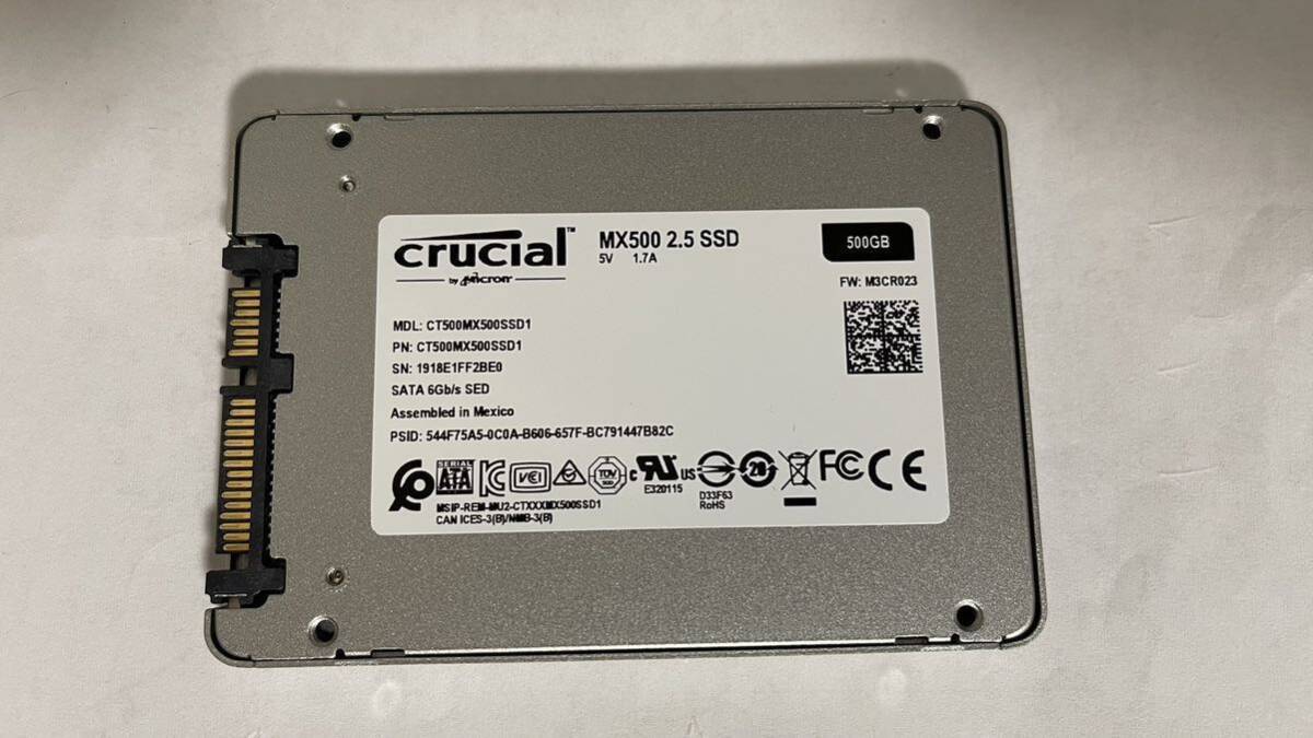 Yahoo!オークション - crucial SATA SSD 500GB