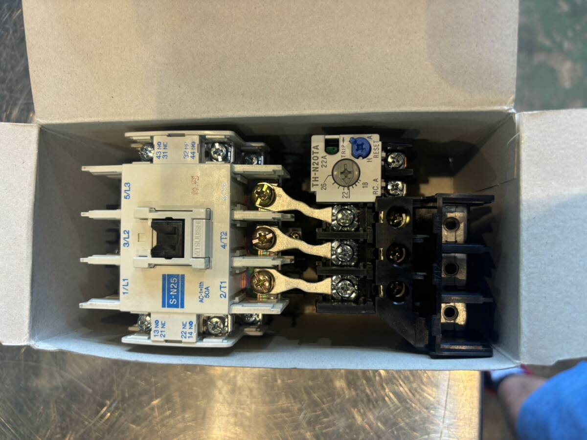 Yahoo!オークション - 090715 三菱電機 マグネットスイッチ MSO-N25 電...