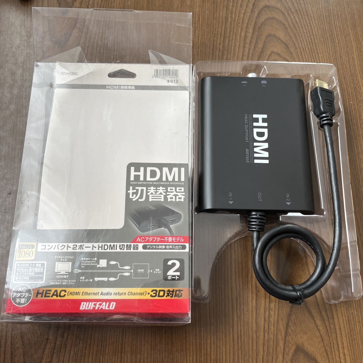 Yahoo!オークション - 609p1304 iBUFFALO HDMI切替器HEAC対応2ポートBS...