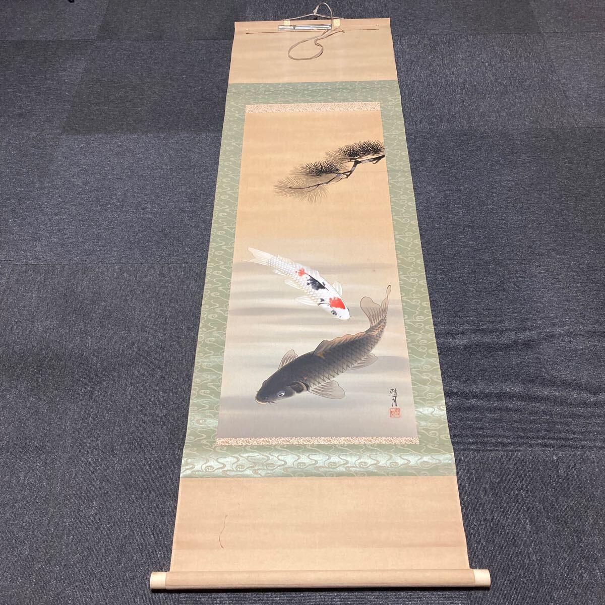 Yahoo!オークション - 【模写】掛軸 絹本 箱無 同梱可能 No.5706