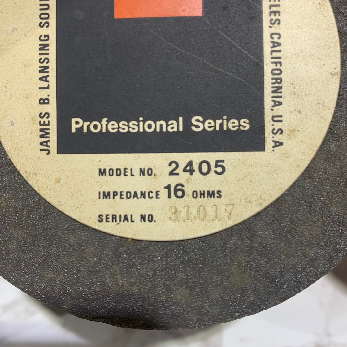 Yahoo!オークション - JBL 2405 ツイーター ユニット ペア