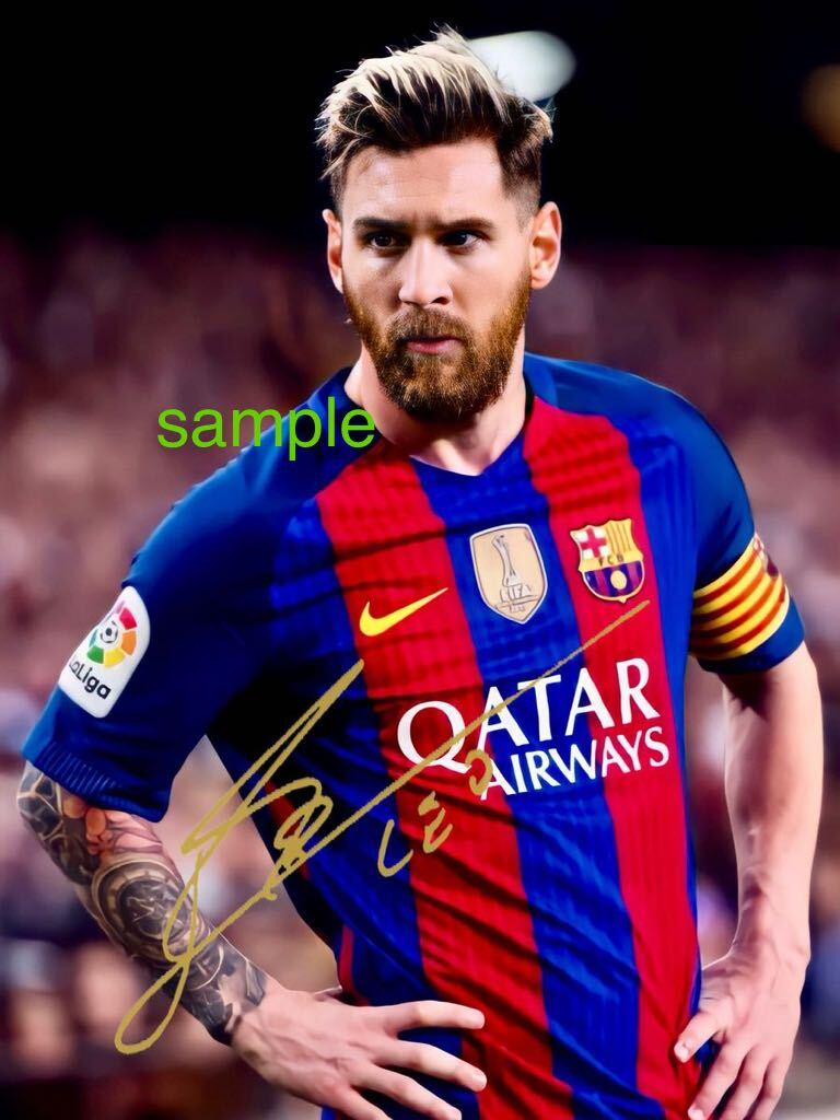 Yahoo!オークション - リオネル・メッシ 高画質 サイン フォト 写真 ...