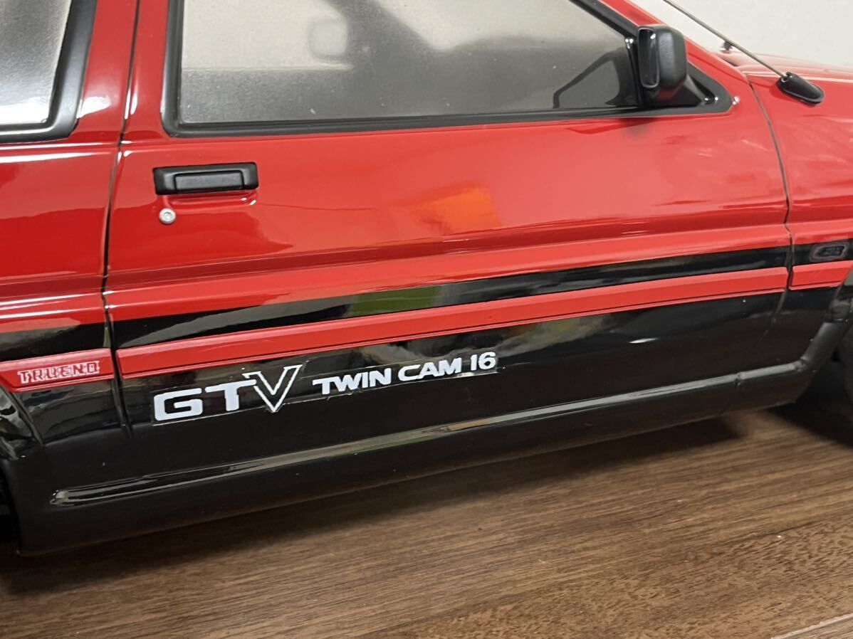 Yahoo!オークション - パンドラ 86 1/10 AE86 3ドアトレノ サイドモー...