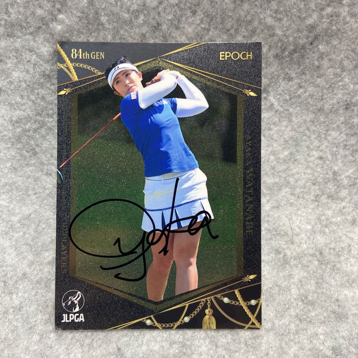 Yahoo!オークション - 女子プロゴルフ 渡邉彩香 直筆サイン入 JLPGAオ...