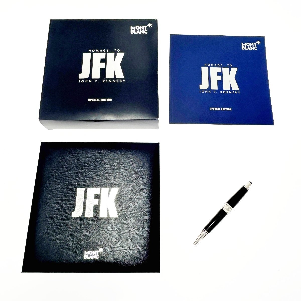 Yahoo!オークション - 【箱付き】MONTBLANC モンブラン JFK ジョン・F...