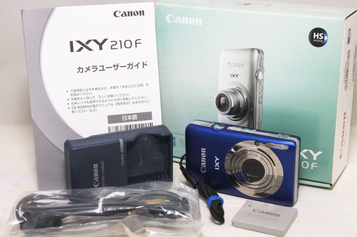 Yahoo!オークション - キヤノン IXY 210F ブルー