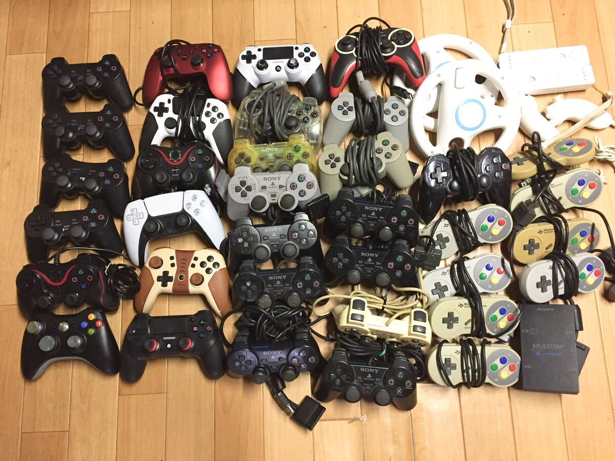 Yahoo!オークション - コントローラー まとめ いろいろ PS1 PS2 SFC w...