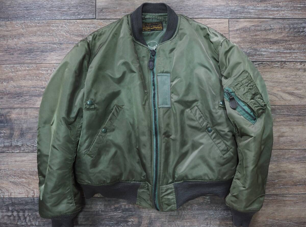 Yahoo!オークション - 90s USA BRENTS SPORTSWEAR 初期型TYPE MA-1復刻...