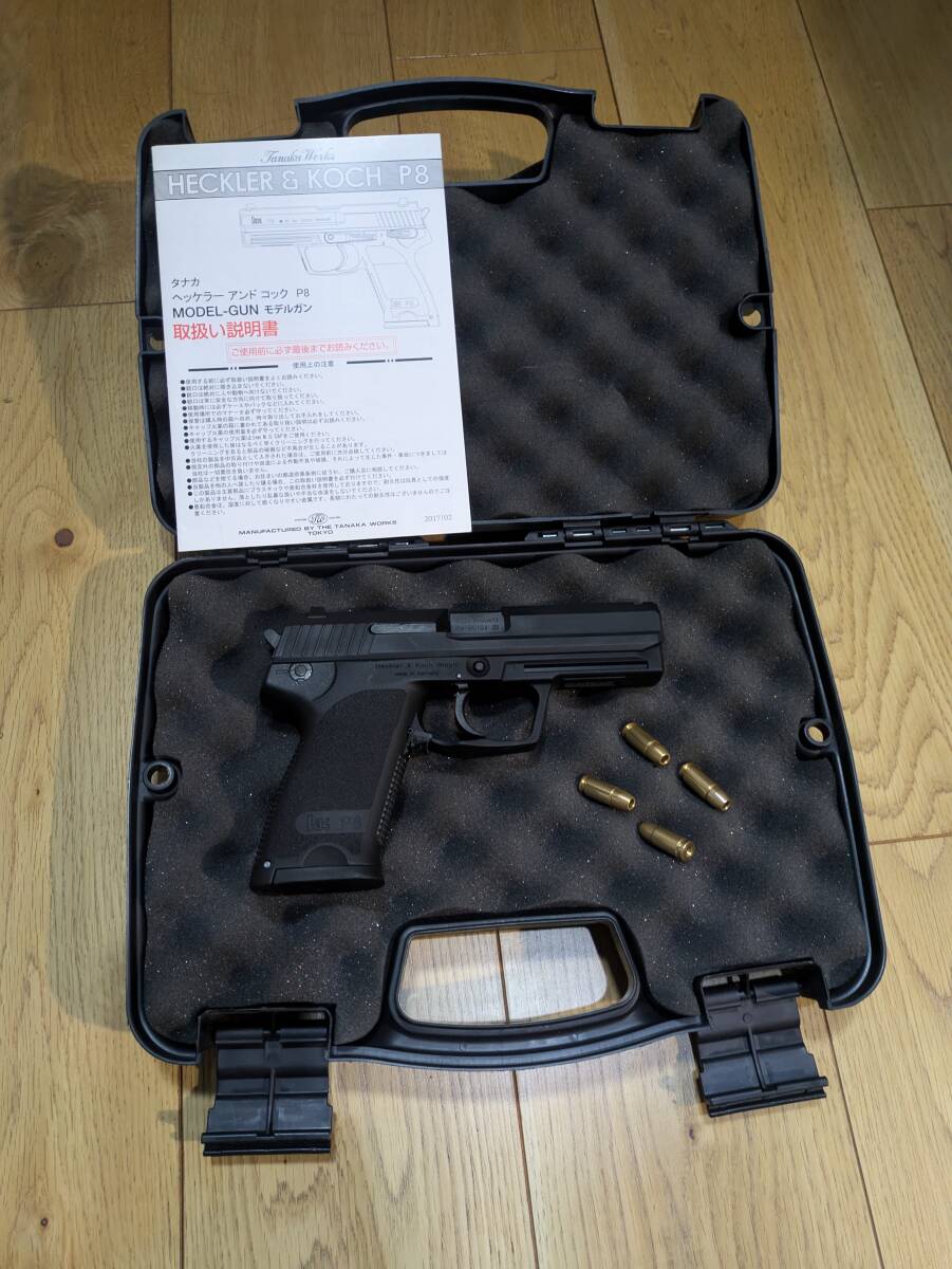Yahoo!オークション - タナカ H&K ヘッケラー＆コック P8 モデルガン ...