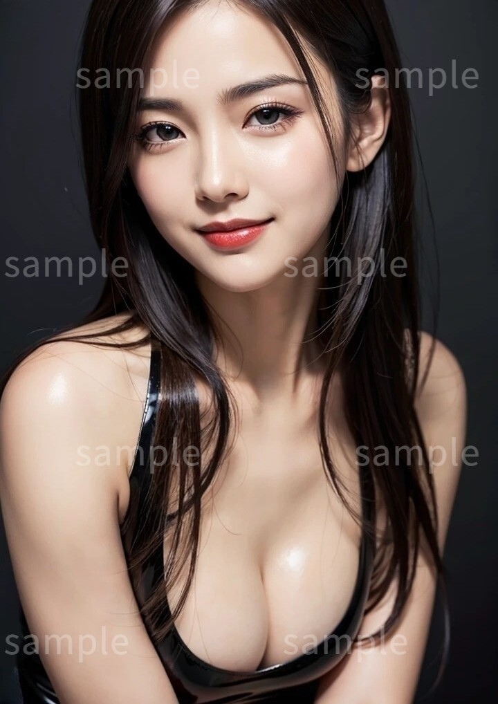 Yahoo!オークション - （4136）1点もの AI 美女 AI イラスト A4ポスタ...