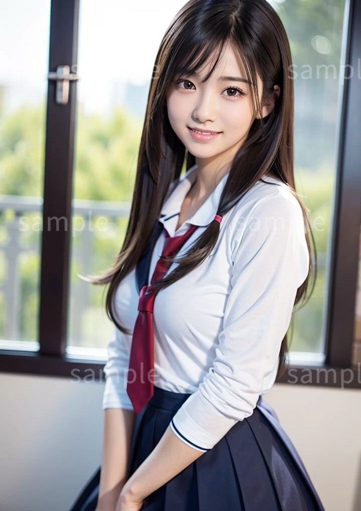 Yahoo!オークション - （4521）1点もの AI 美女 AI イラスト A4ポスタ...