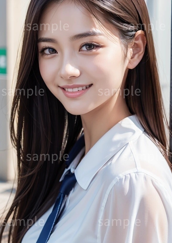 Yahoo!オークション - （4405）1点もの AI 美女 AI イラスト A4ポスタ...