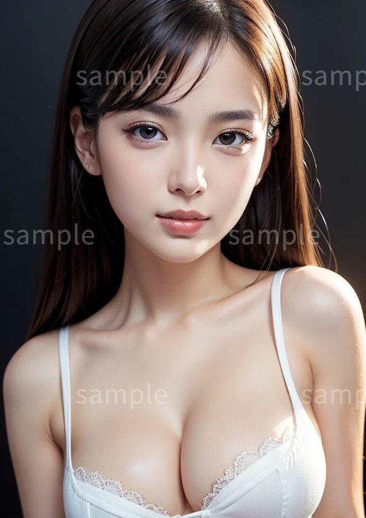 Yahoo!オークション - （4577）1点もの AI 美女 イラスト A4ポスター ...