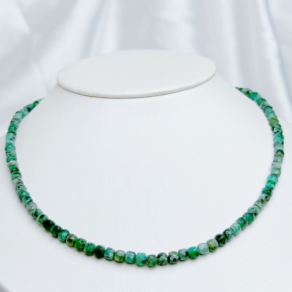 Yahoo!オークション - エメラルド55ct 天然石ネックレス37+5cm jewelry...