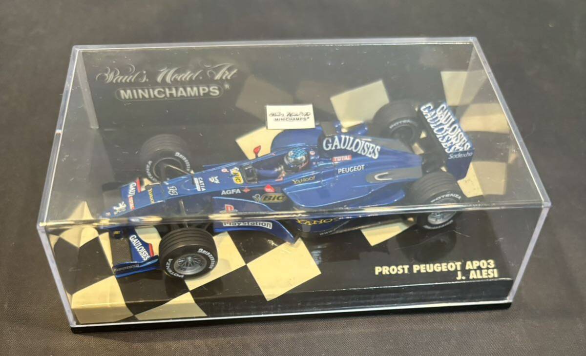 Yahoo!オークション - 1/43プロスト プジョーAP03 アレジ PROST PEUGEO...