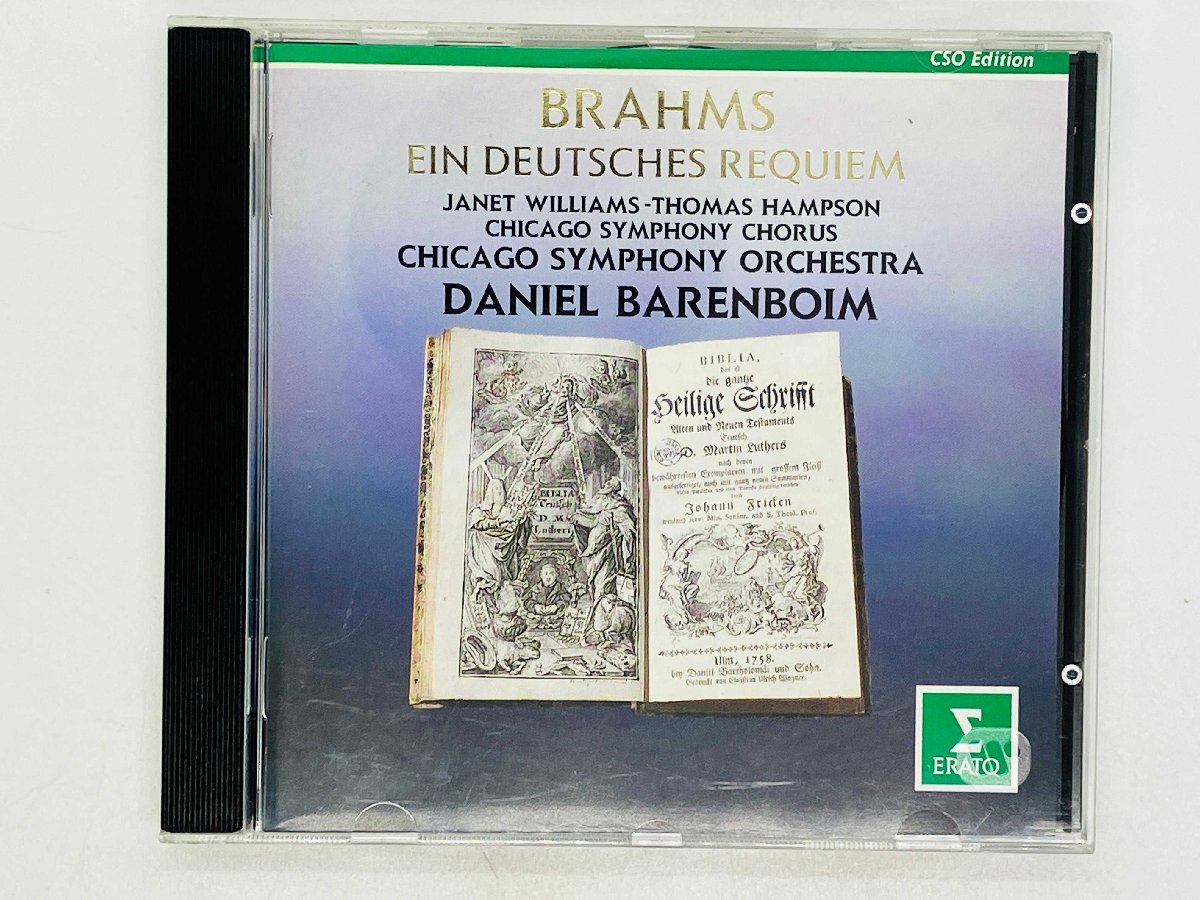 Yahoo!オークション - 即決CD BRAHMS / EIN DEUTSCHES REQUIEM OP.45