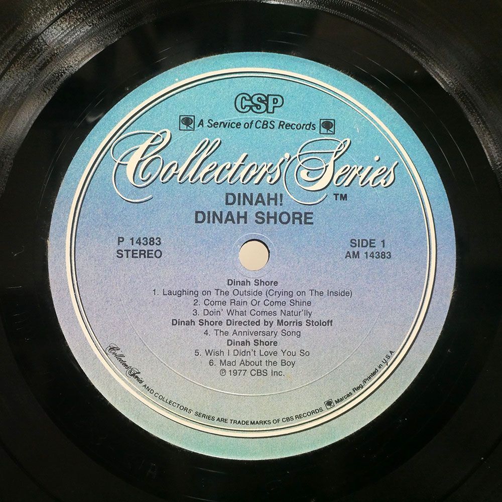 Yahoo!オークション - DINAH SHORE/DINAH/CBS P14383 LP
