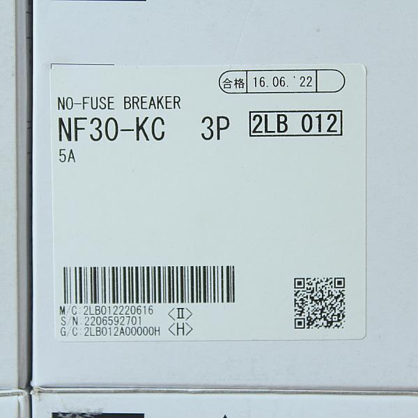 Yahoo!オークション - 未使用）8個 三菱電機/MITSUBISHI NF30-KC 3P/5A...