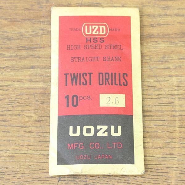 Yahoo!オークション - 未使用）10本 UOZU φ2.6mm ストレートシャンク...