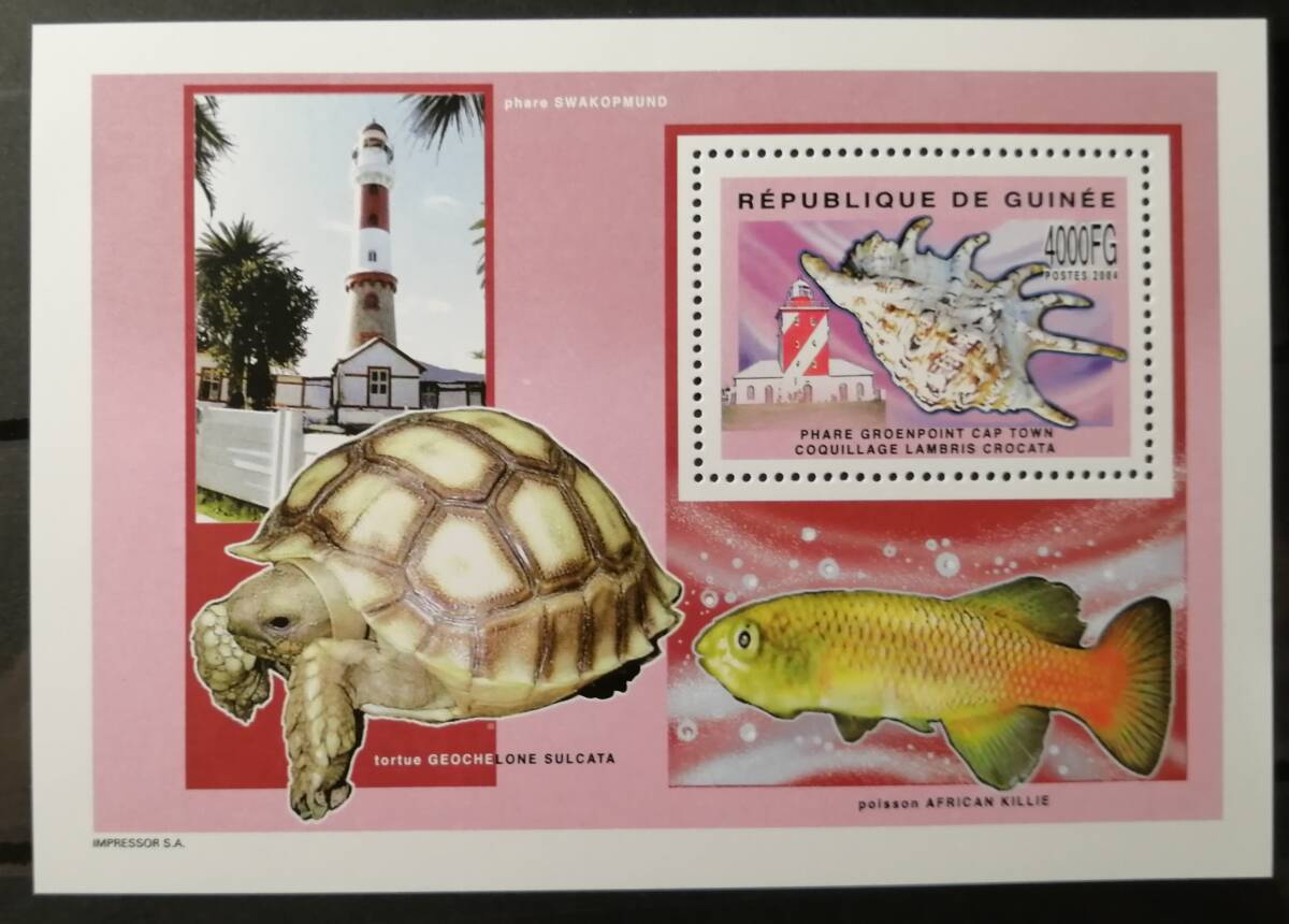 Yahoo!オークション - ギニア 貝(1種小型シート) MNH