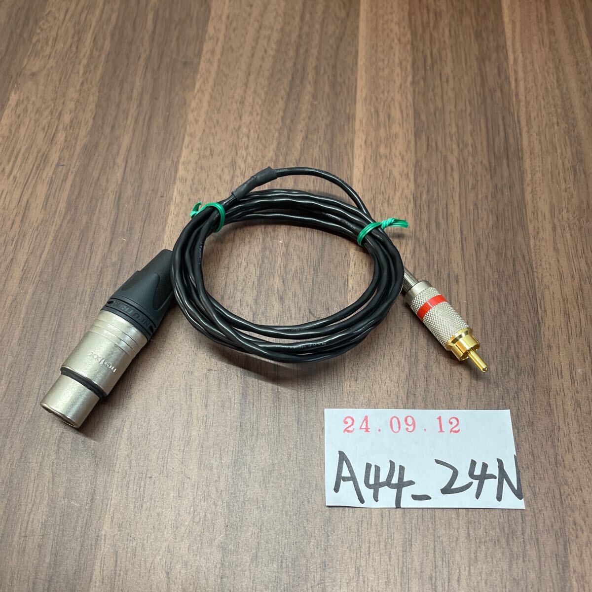 Yahoo!オークション - 「A44_24N」CANARE L-2B2AT XLRメス-RCA 変換ケ...