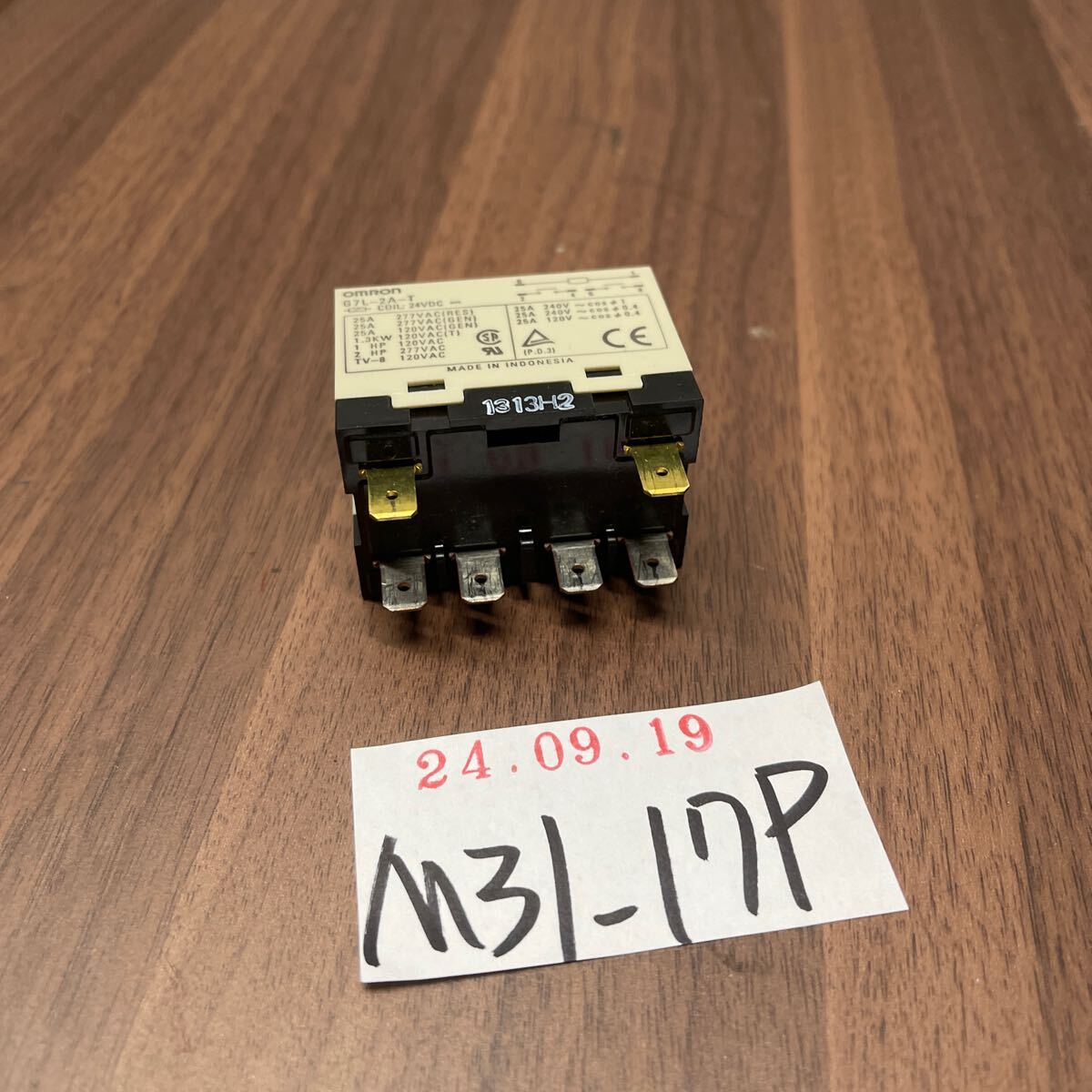 Yahoo!オークション - 「M31_17P」OMRON パワーリレー G7L-2A-T DC 100...