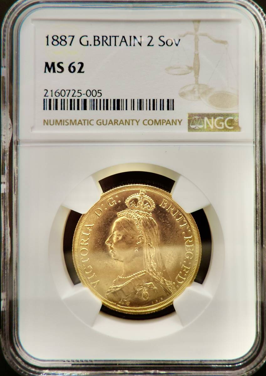 Yahoo!オークション - 【永遠の価値を持つ金貨】1887年 イギリス ヴィ...