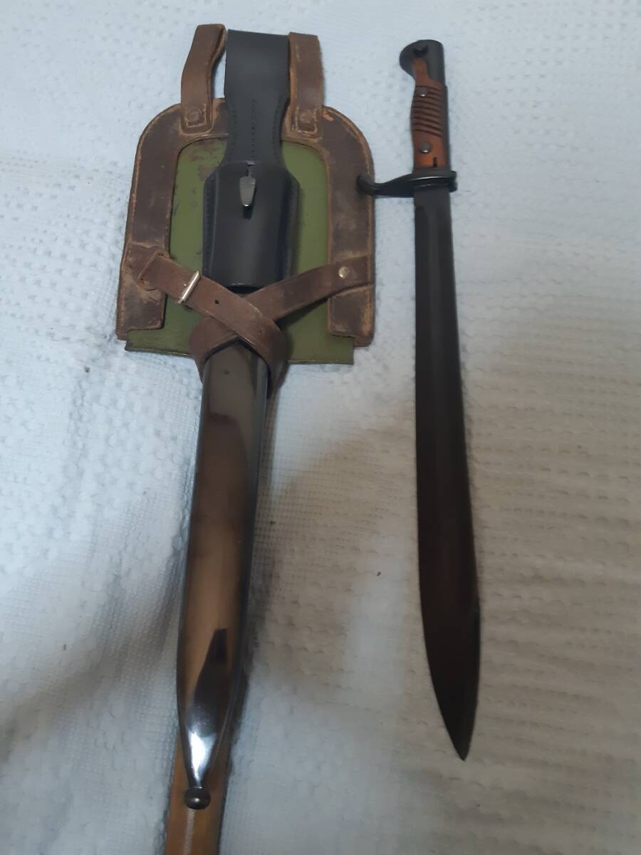 Yahoo!オークション - WW2 ドイツ軍 スコップ＆銃剣